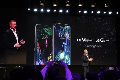 [MWC19] 'G8·V50 씽큐'로 분위기 띄운 LG, 존재감 뚜렷하게 드러내다 : 네이버 포스트
