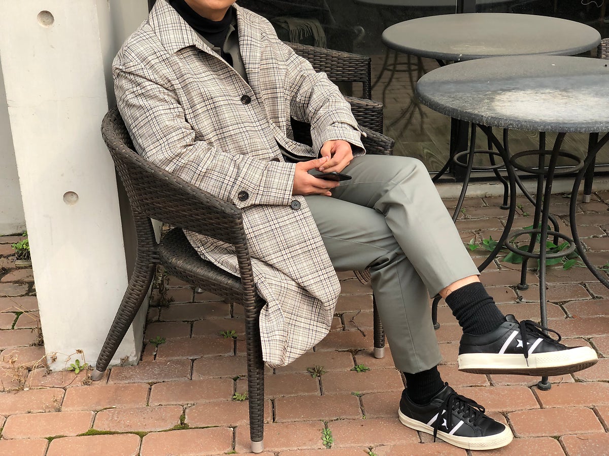 남자친구 선물로 굳 티아이포맨 19ss 체크코트로 남자 봄 데일리 패션 완성 ♥ 네이버 포스트