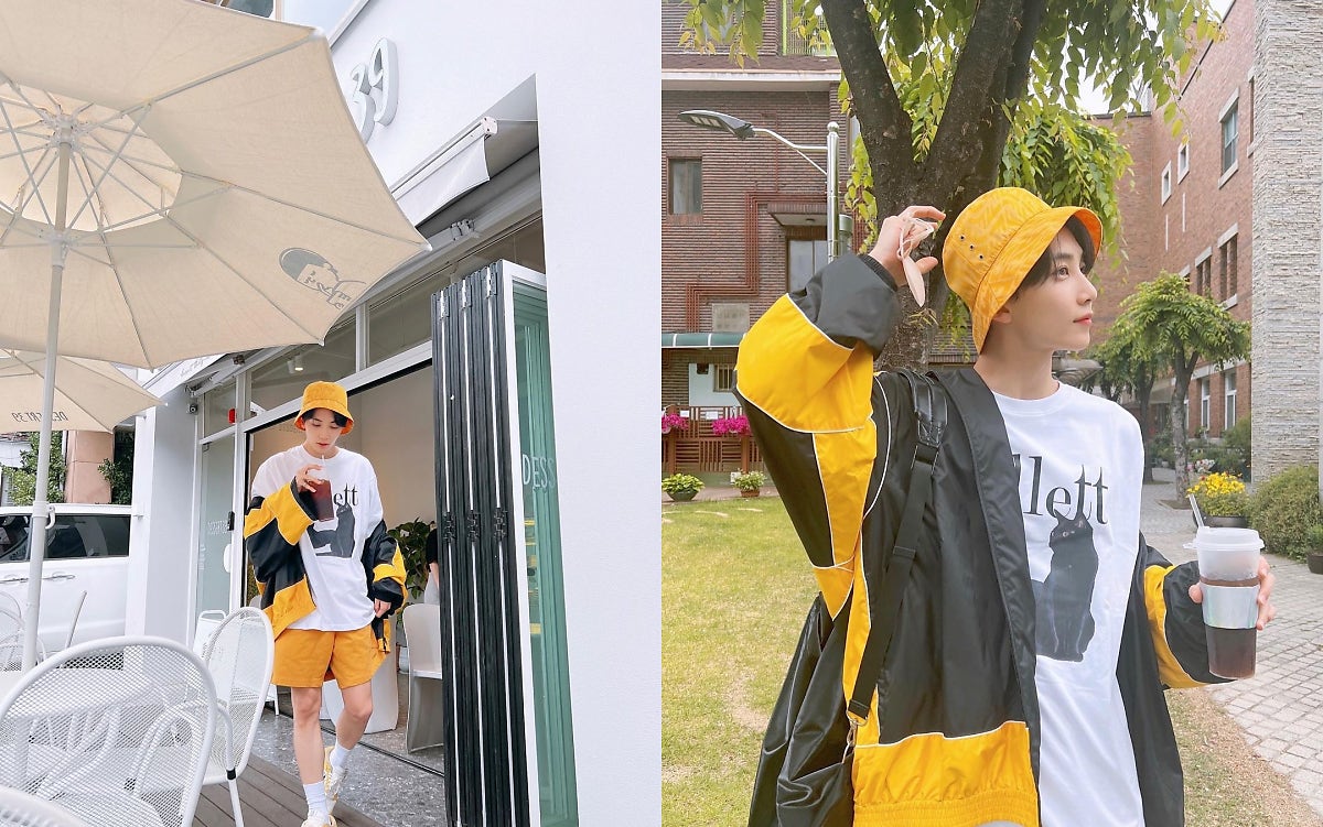 세븐틴 정한 인스타그램 사복 패션 윈드브레이커 옷은 발렌시아가 자켓 바람막이 추천 네이버 포스트