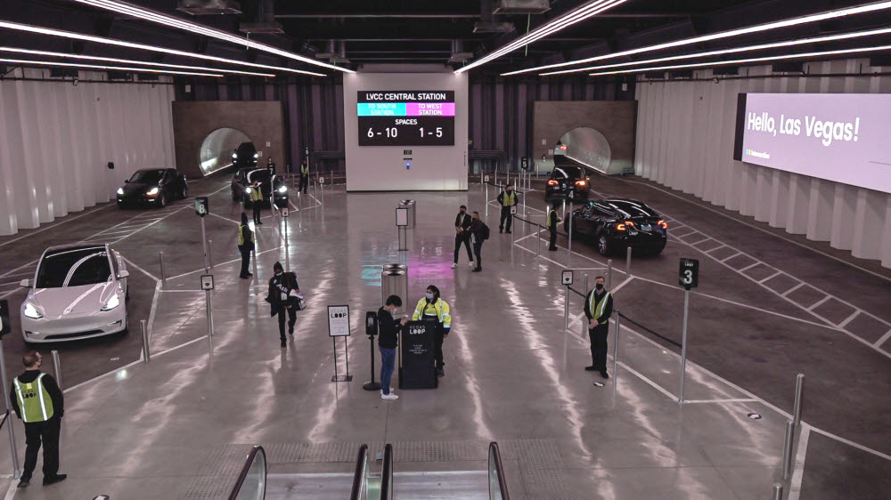 [CES2022]일론머스크의 지하터널 '베가스 루프(Vegas Loop),테슬라로 순식간에 : 네이버 포스트