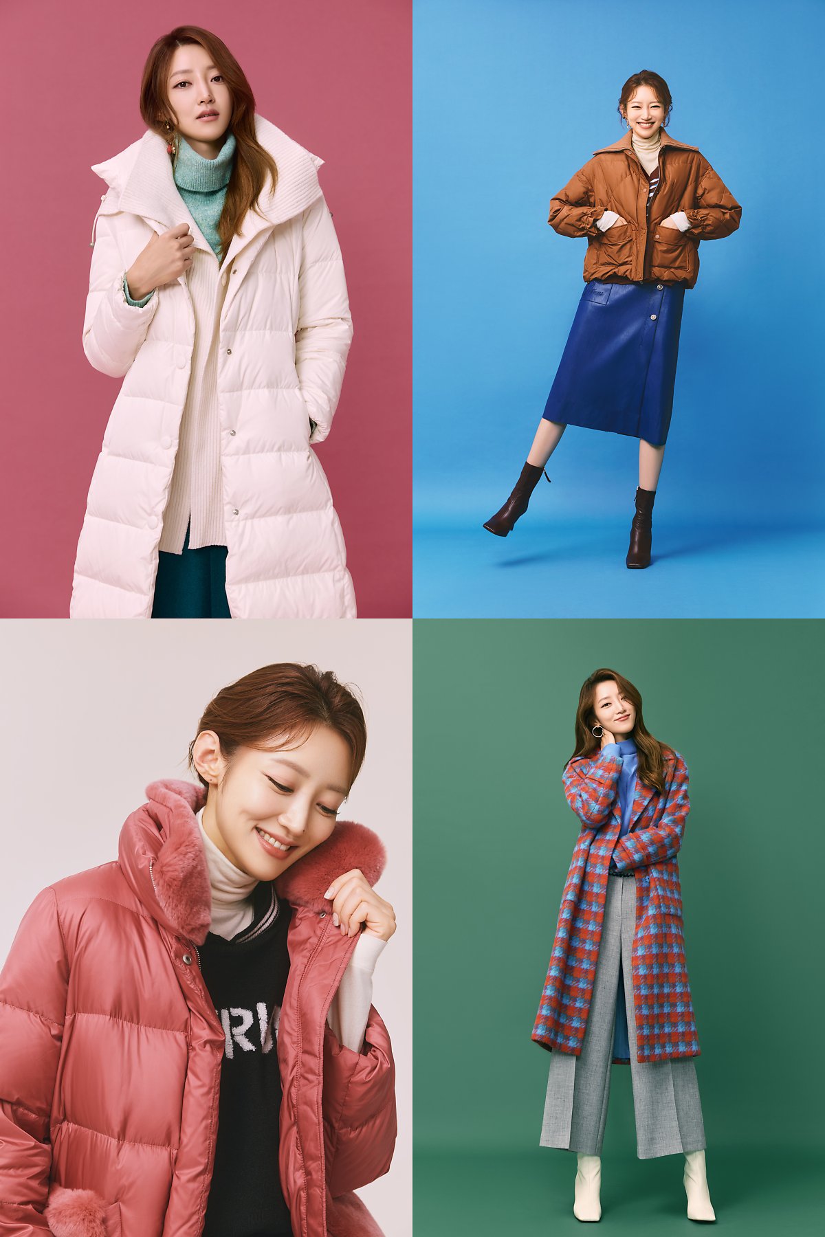 서하얀 화보 패션 롱 패딩 구스다운 점퍼 코트 여자 겨울 옷 코디 With 블루페페 네이버 포스트