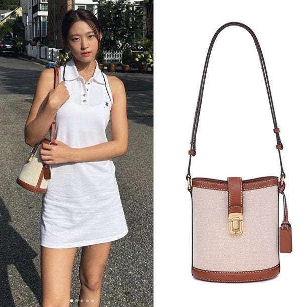 설현 인스타그램 가방 패션 사복은 조이그라이슨 세렌디피티 여자 캔버스 버킷백 네이버 포스트