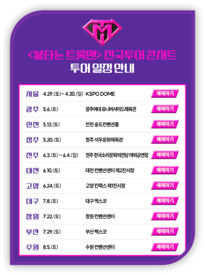 불타는 트롯맨 전국투어 콘서트 티켓오픈 출연진 공연 기본정보 지역 투어공연 일정 티켓팅 네이버 포스트