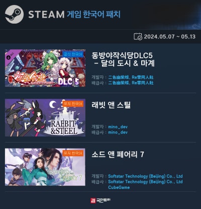 [스팀 한글로] 주문하신 '동방야작식당 DLC' 한국어 패치 나왔습니다 : 네이버 포스트